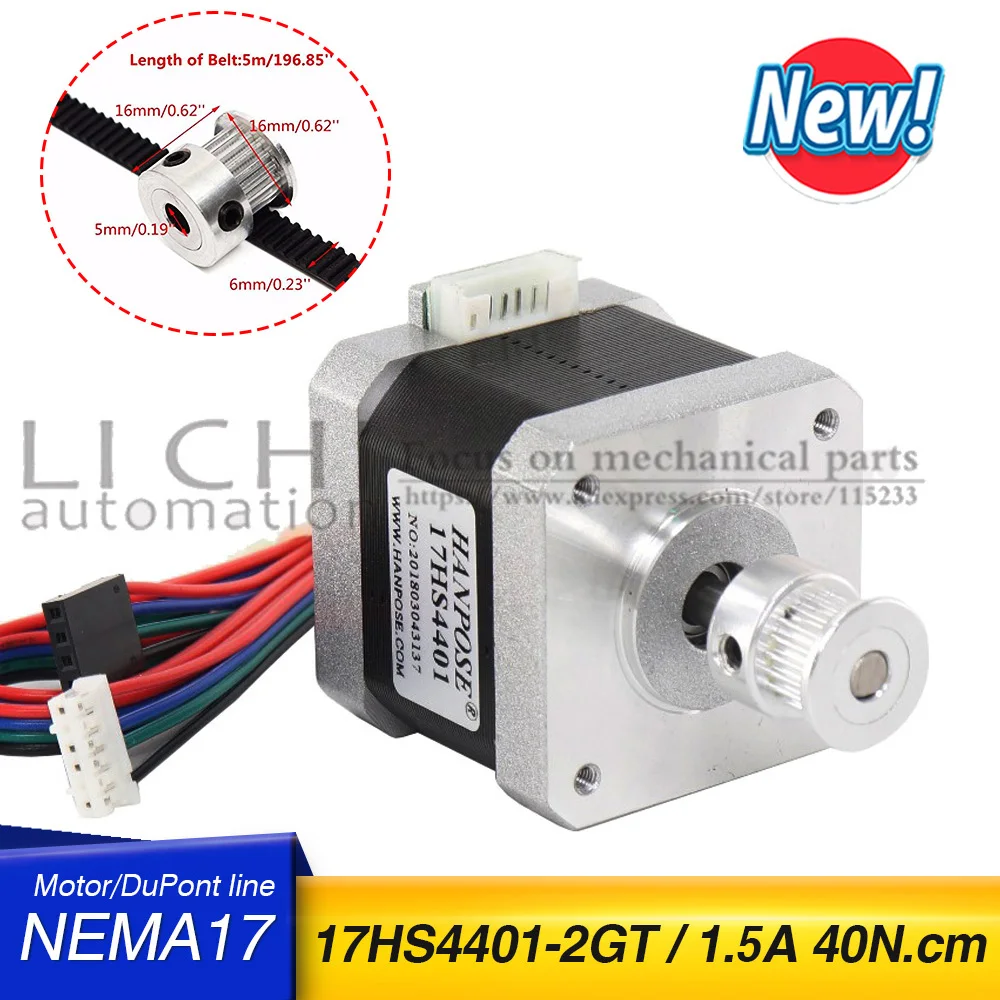 1pcs-42-motor-20tooth-Aluminum-Parts-2GT-Synchronous-Wheel-with-1-5A ...