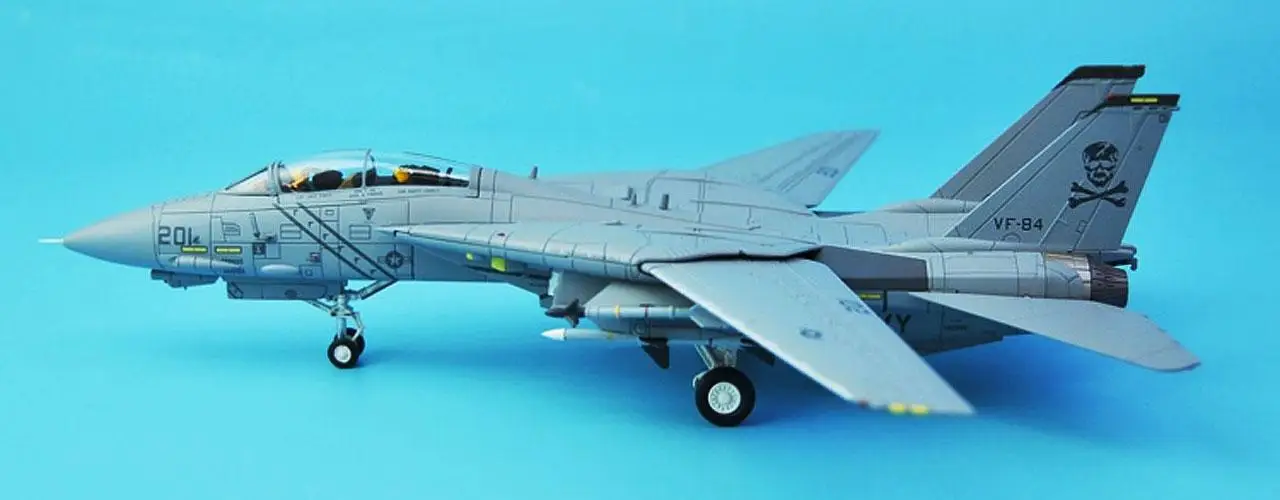 HOBBY MASTER Grumman F-14 TOMCAT Jolly Rogers 1/72 diecast plane model ...