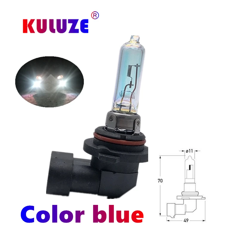 KULUZE-2-Pcs-HIR2LL-9012-12V55W-Rainbow-Blue-Plasma-PX22d-Car-Quartz ...