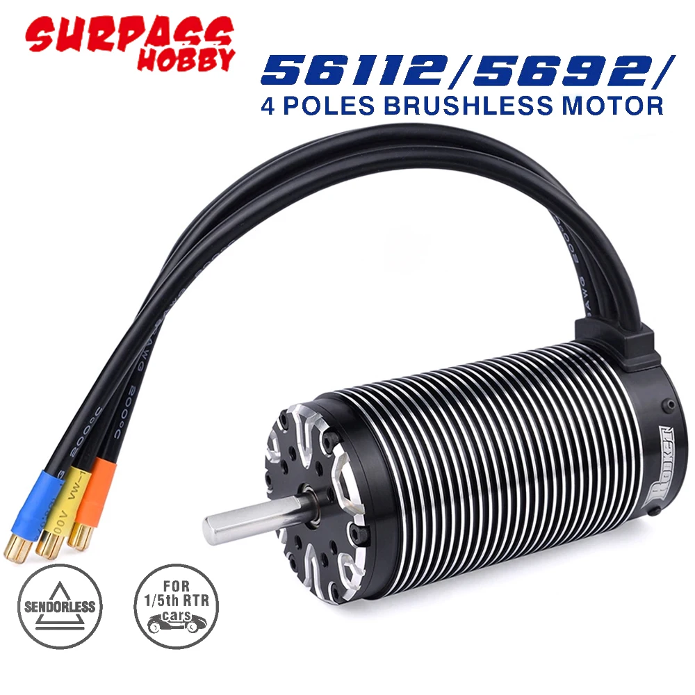 Surpass-Hobby-Rocket-5692-56112-Motor-sin-escobillas-de-4-polos-y-eje ...