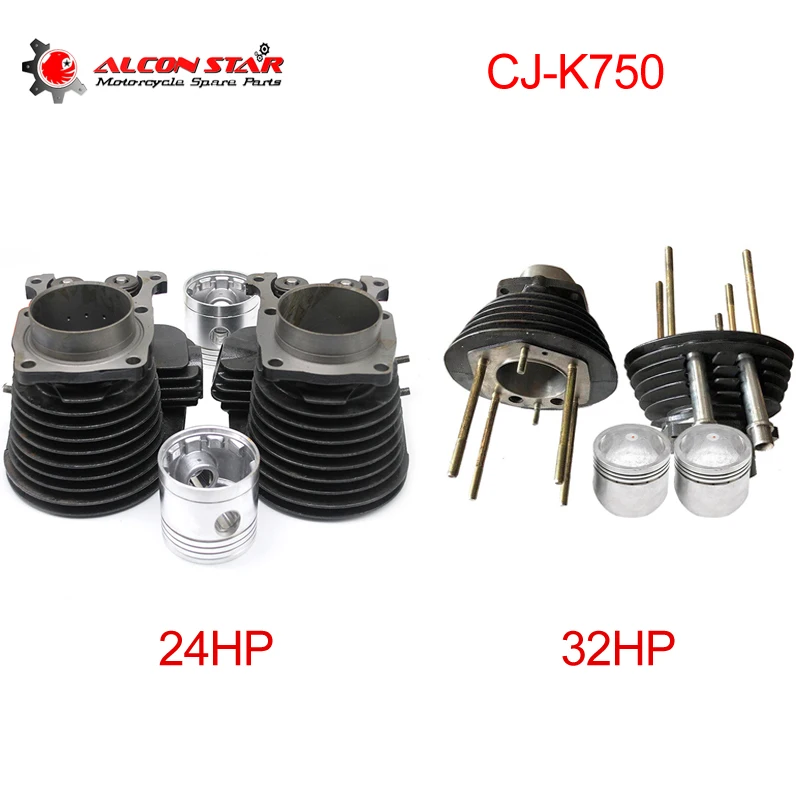 Alconstar CJ K750 Motorcycle 24HP SV Flat/32HP OHV Flat Head Engine ...