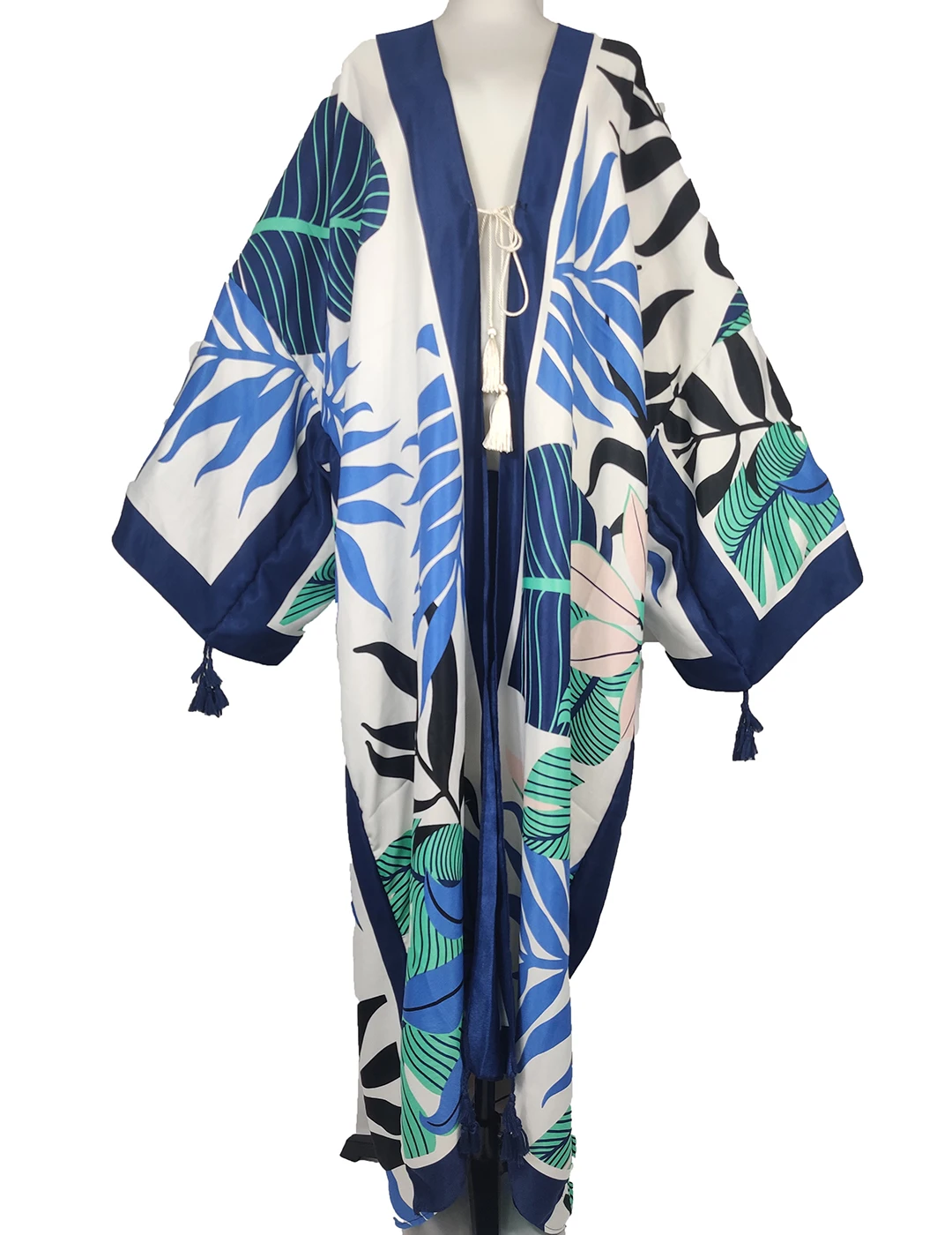 European Printed 2021 Autumn Winter Long Sleeve Cotton Women's Duster ...
