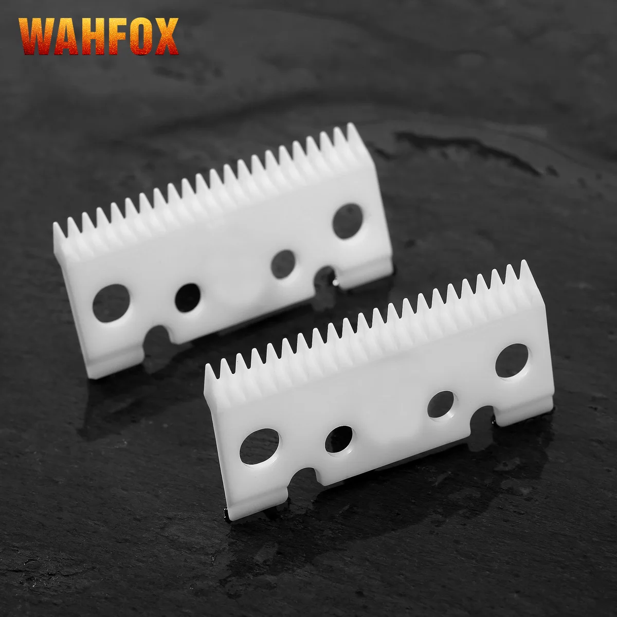 WAHFOX-2PCS-SET-Ceramic-Moving-Blade-22-Teeth-For-Andis-Master-12470 ...