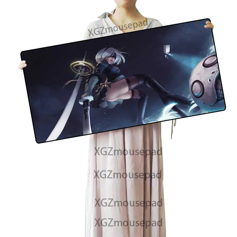 XGZ Anime Mouse Pad Black Overlock Anime NieR Automata Computer Desk ...