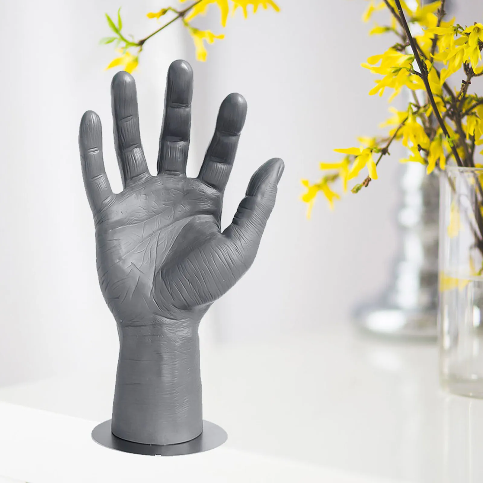 Realistic Male Mannequin Hand Model Displays Stand Holder Showing ...