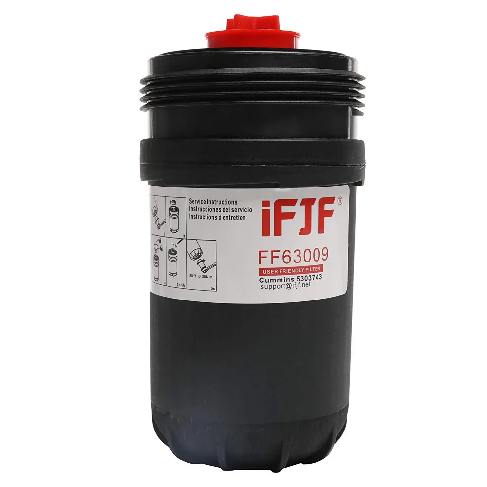 FF63009 Fuel Filter for Cummins 5303743 Replaces FF63008 Element ...