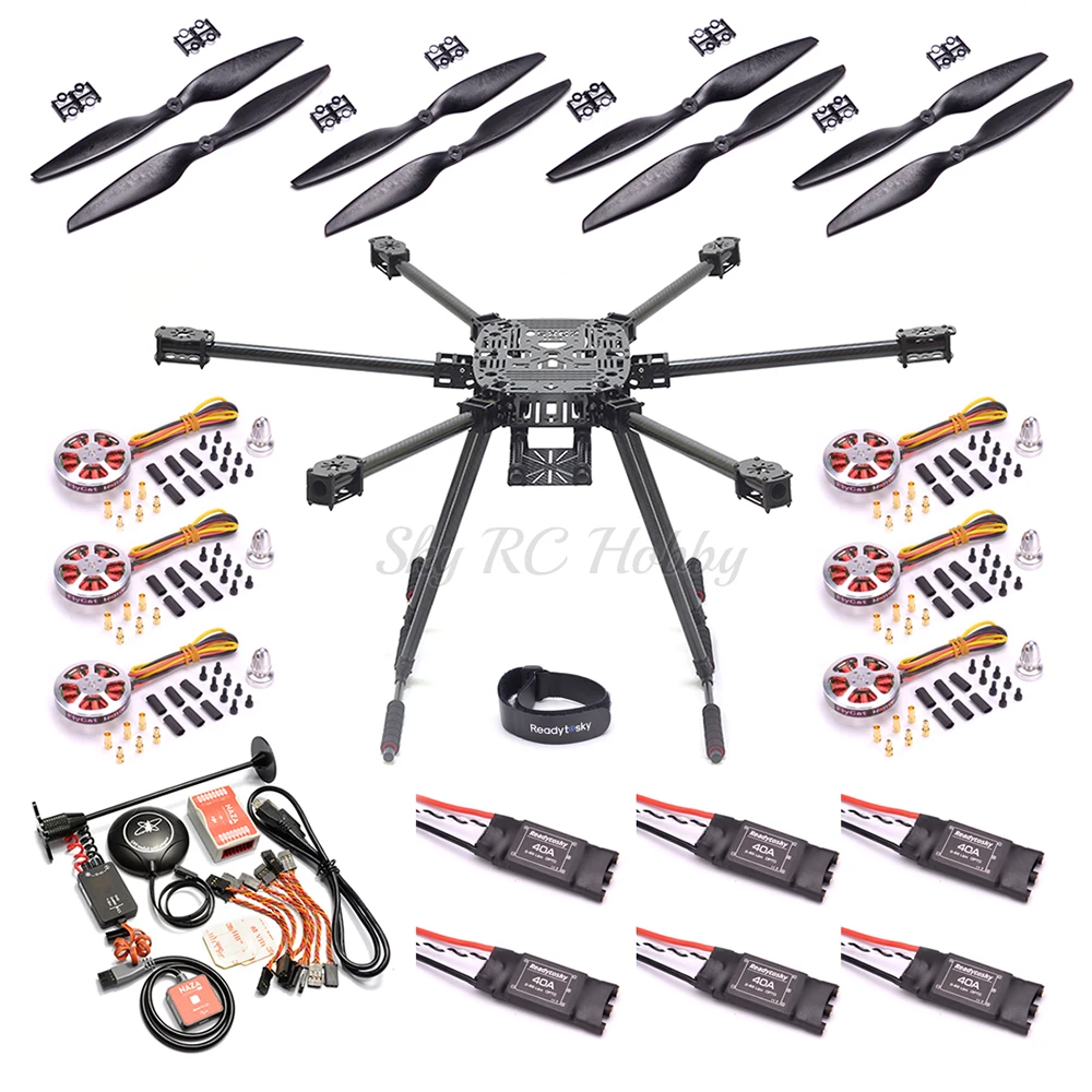 Zd850 850mm Full Carbon Fiber Frame Naza M Lite Flight Control ...