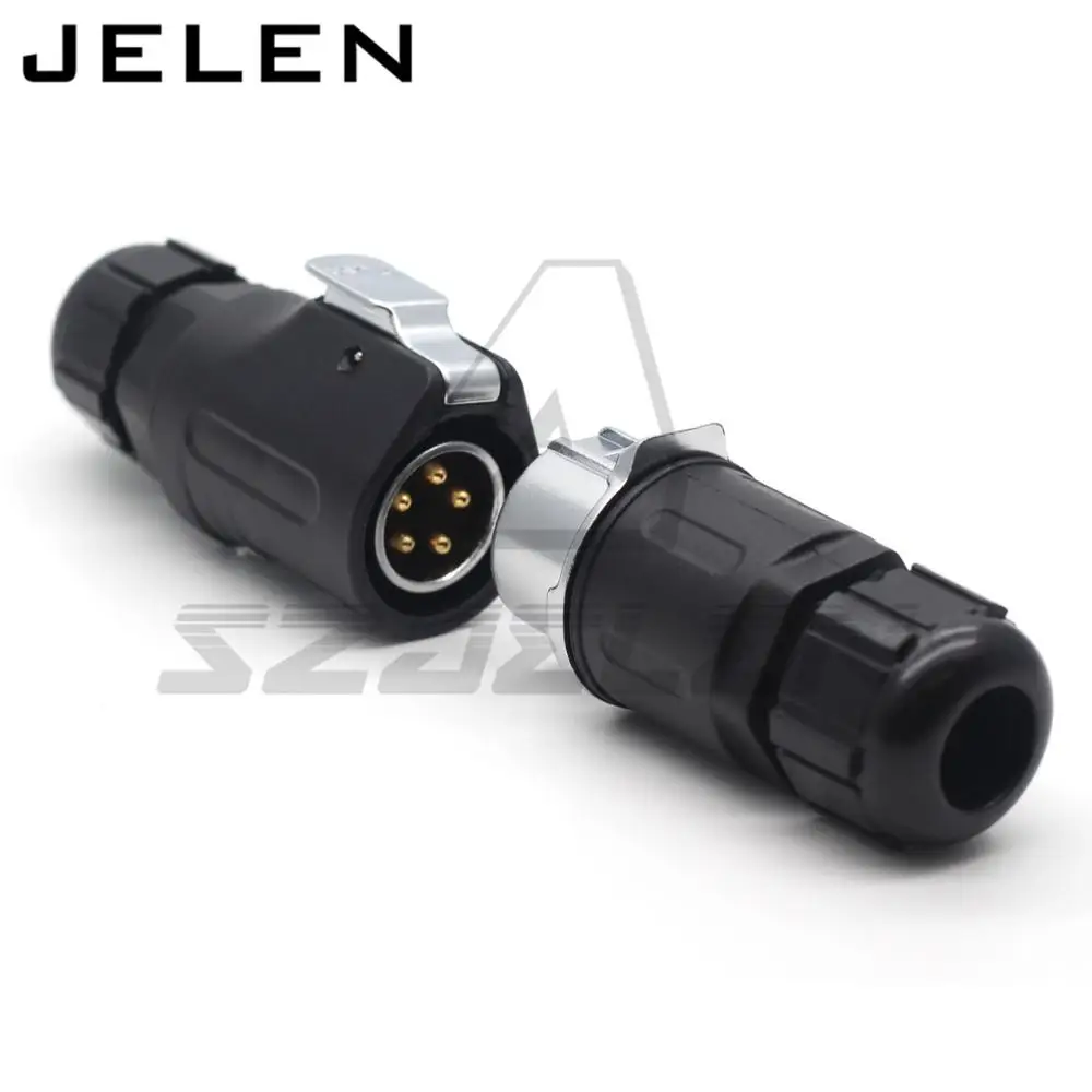 XHE20 M20 Aviation Male Wire Cable Conector 5Pin Female Cable Connector ...