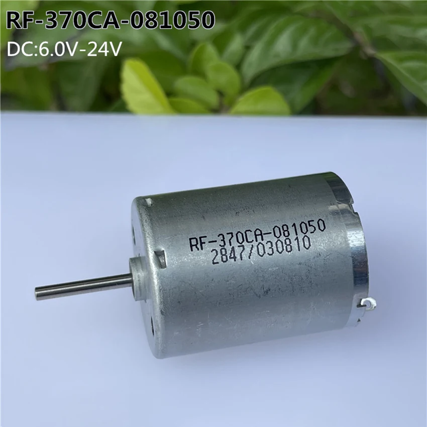 Micro RC370 Motor DC 6V 24V Volt 3750RPM Mute RF 370CA 081050 Air ...