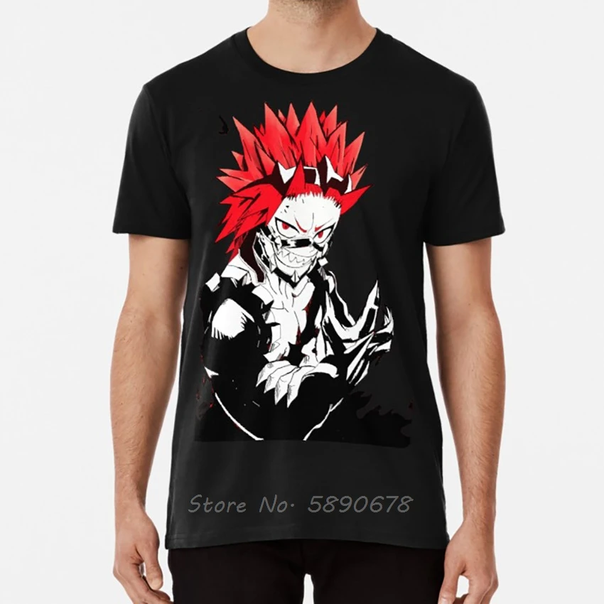 Red Riot T Shirt Eijirou Kirishima Red Riot Katsuki Bakugou Shouto ...