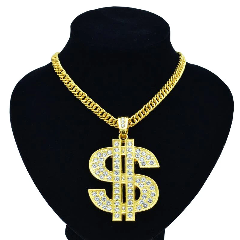 Gold Chain Money Sign