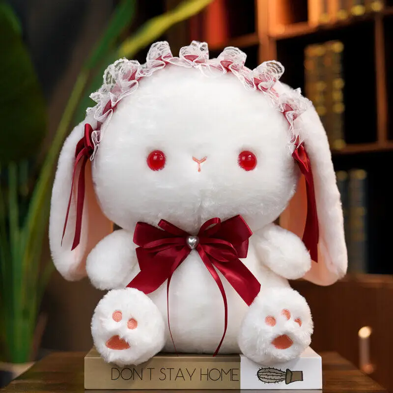 23cm-35cm-Cute-Cartoon-Lolita-Rabbit-Bunny-Plush-Baby-Toy-Doll-Kawaii ...