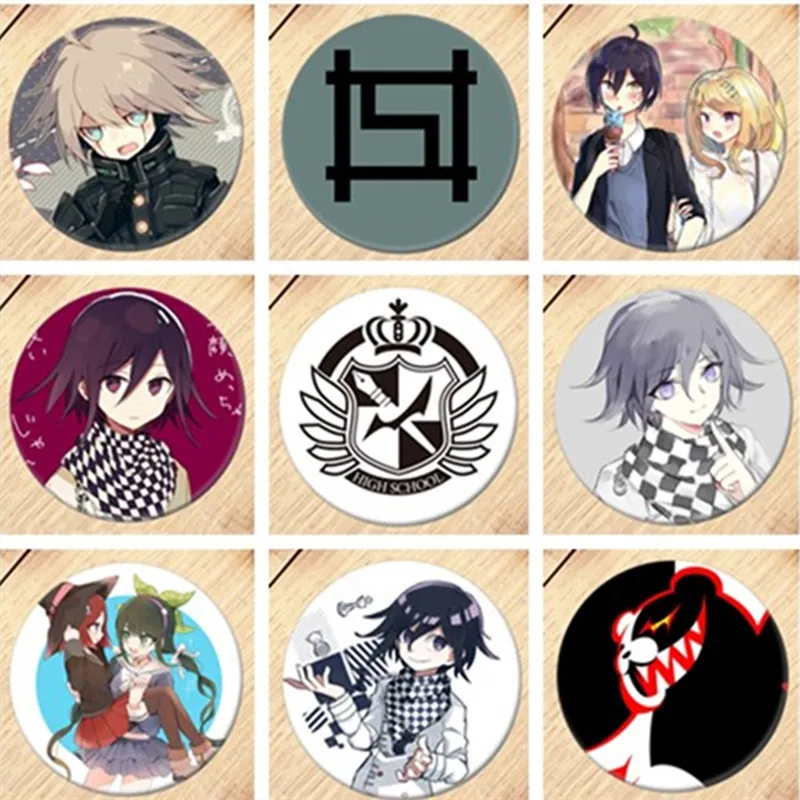 New Cute Anime Danganronpa:Trigger Happy Havoc Monokuma Brooch Cosplay ...