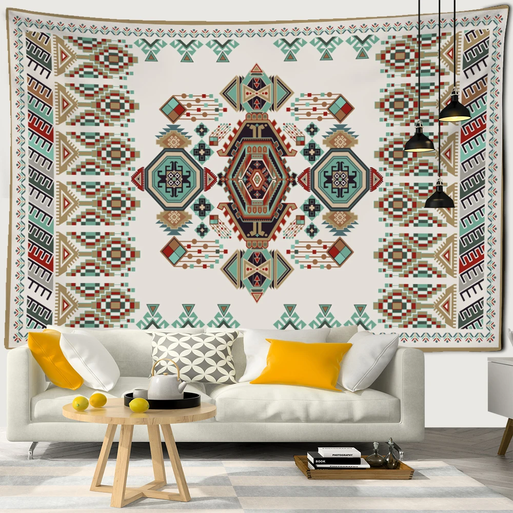 Carpet Pattern Psychedelic Tapestry Wall Hanging