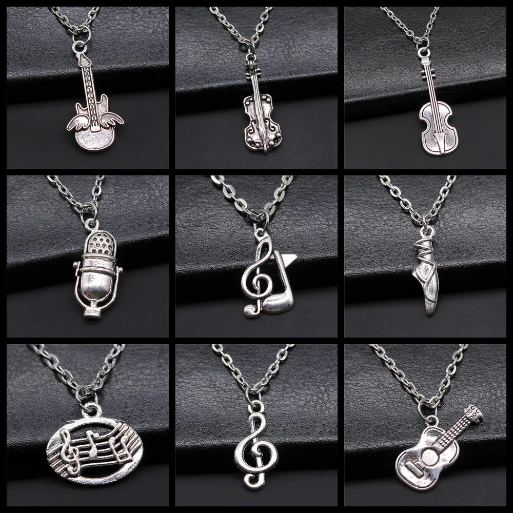 Musical-Jewelry-Gift-For-Women-Men-Girl-Boys-Musical-Note-Microphone ...