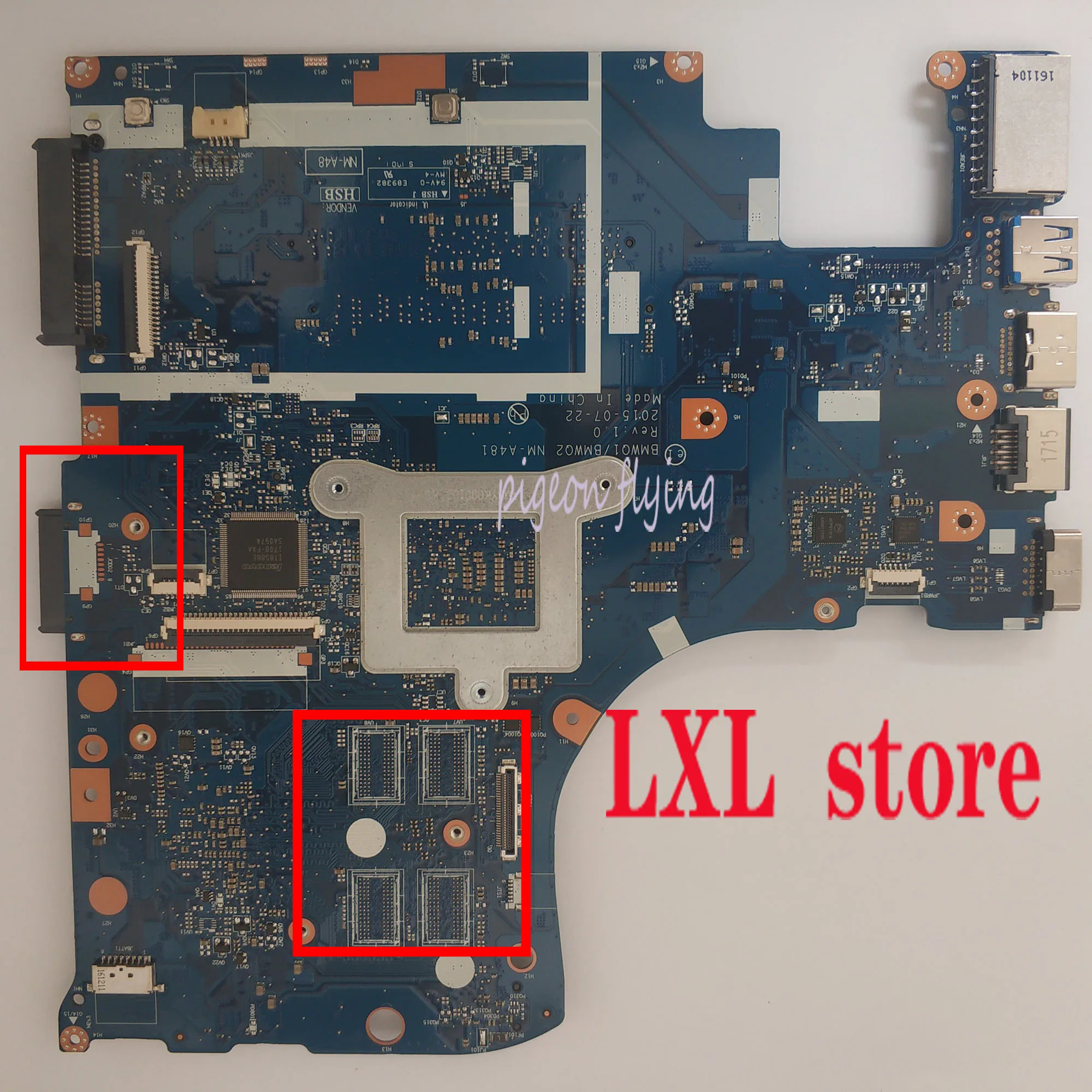 New NM-A481 for 80Q6 lenovo ideapad 300-14ISK laptop motherboard CPU ...