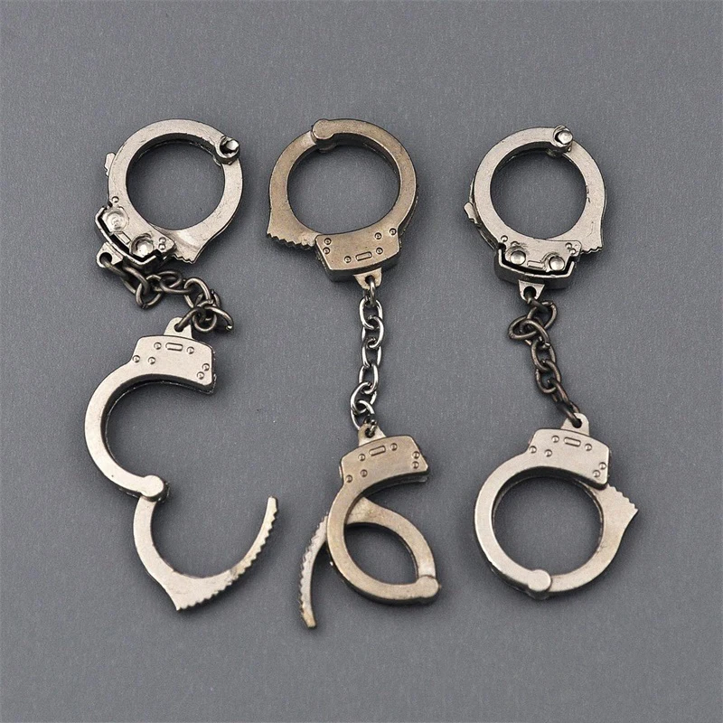 Metal Handcuffs Police | Metal Scene Components | Metal Toys Model ...