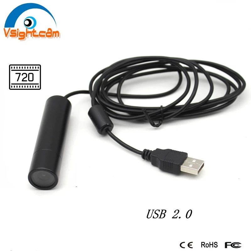 720P Mini USB Bullet Camera For Android Equipment UVC USB 2.0 Helmet ...