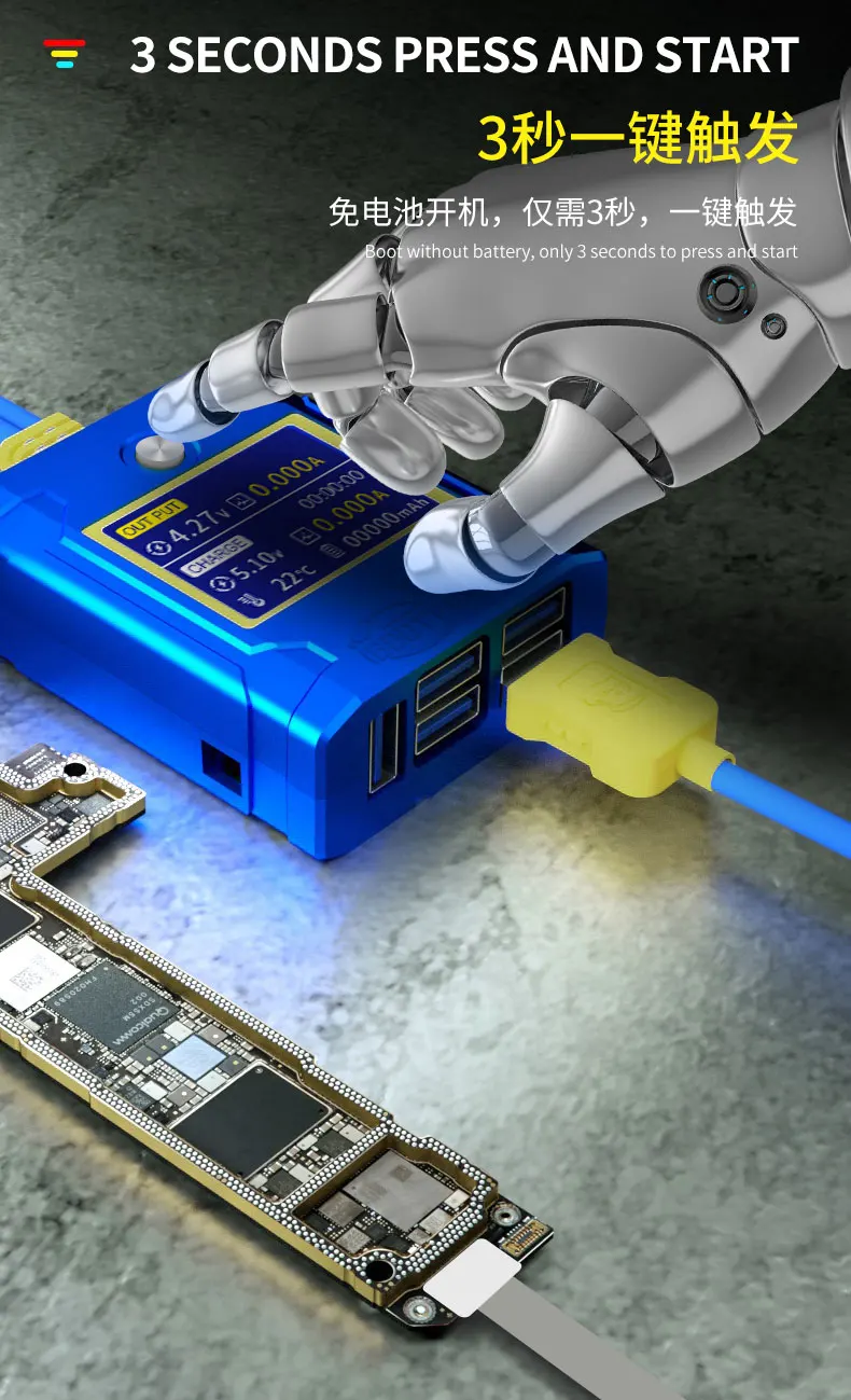 Mechanic iBoot Box DC Power Supply Test Cable Intelligent Digital ...