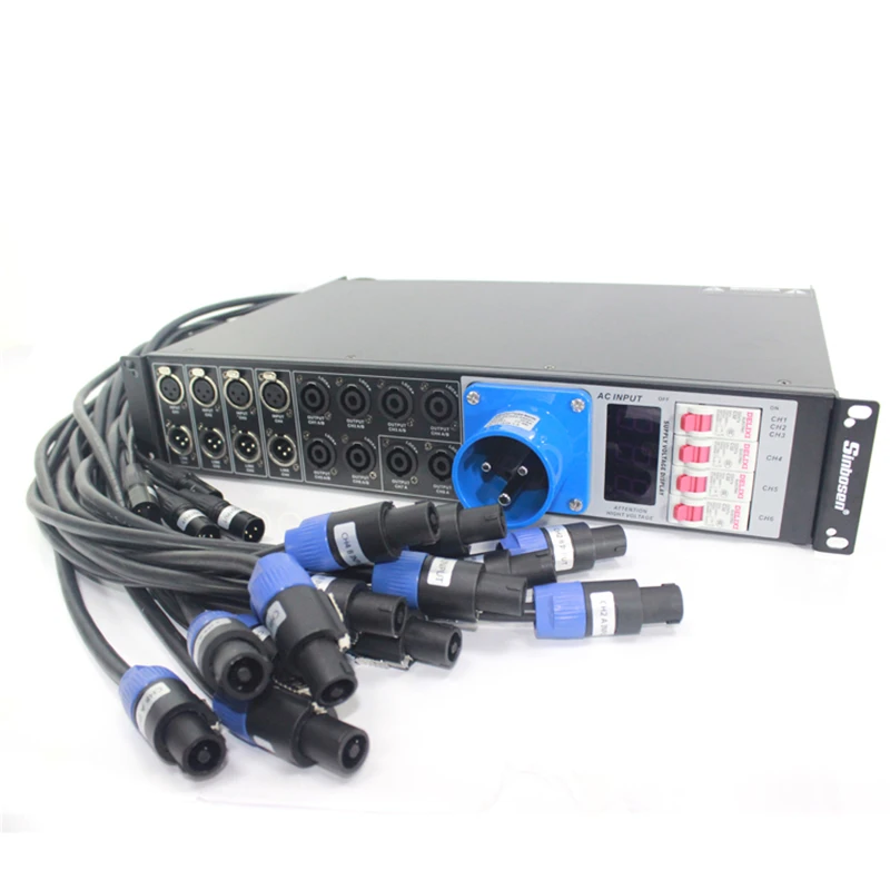 Sinbosen Portable Power Box 2u 16a stage Event power supply controller ...