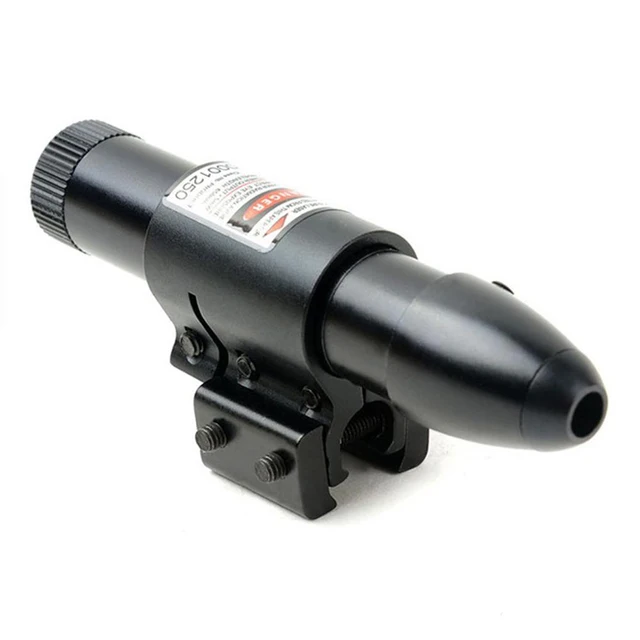 Tactical Laser Sight Adjustable 650nm Red Dot Laser Designator Hunting ...