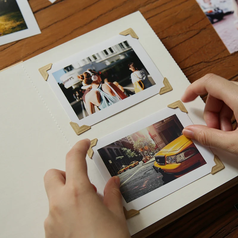 Handmade Paper Photo Album Fold Page DIY Photo Album Paste Type Series ...