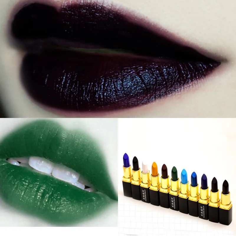 Yellow Green Lipstick