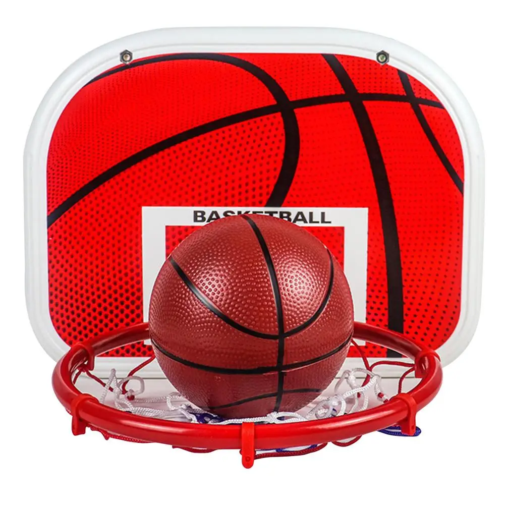 Kids Boys Adjustable Hanging Game Indoor Basketball Netball Hoop Mini ...