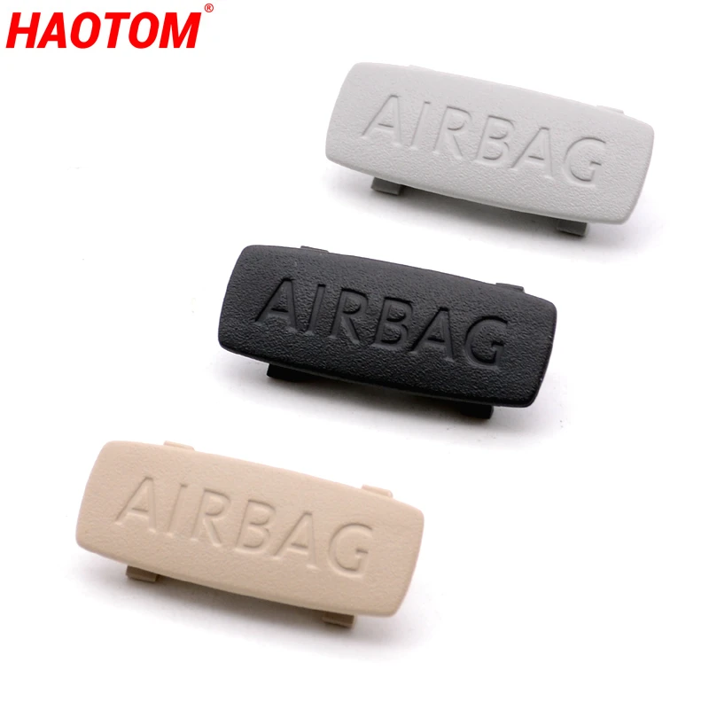1pcs Car A B C Pillar Insert Trim Cover "airbag"badge Pearl For Cc Golf ...