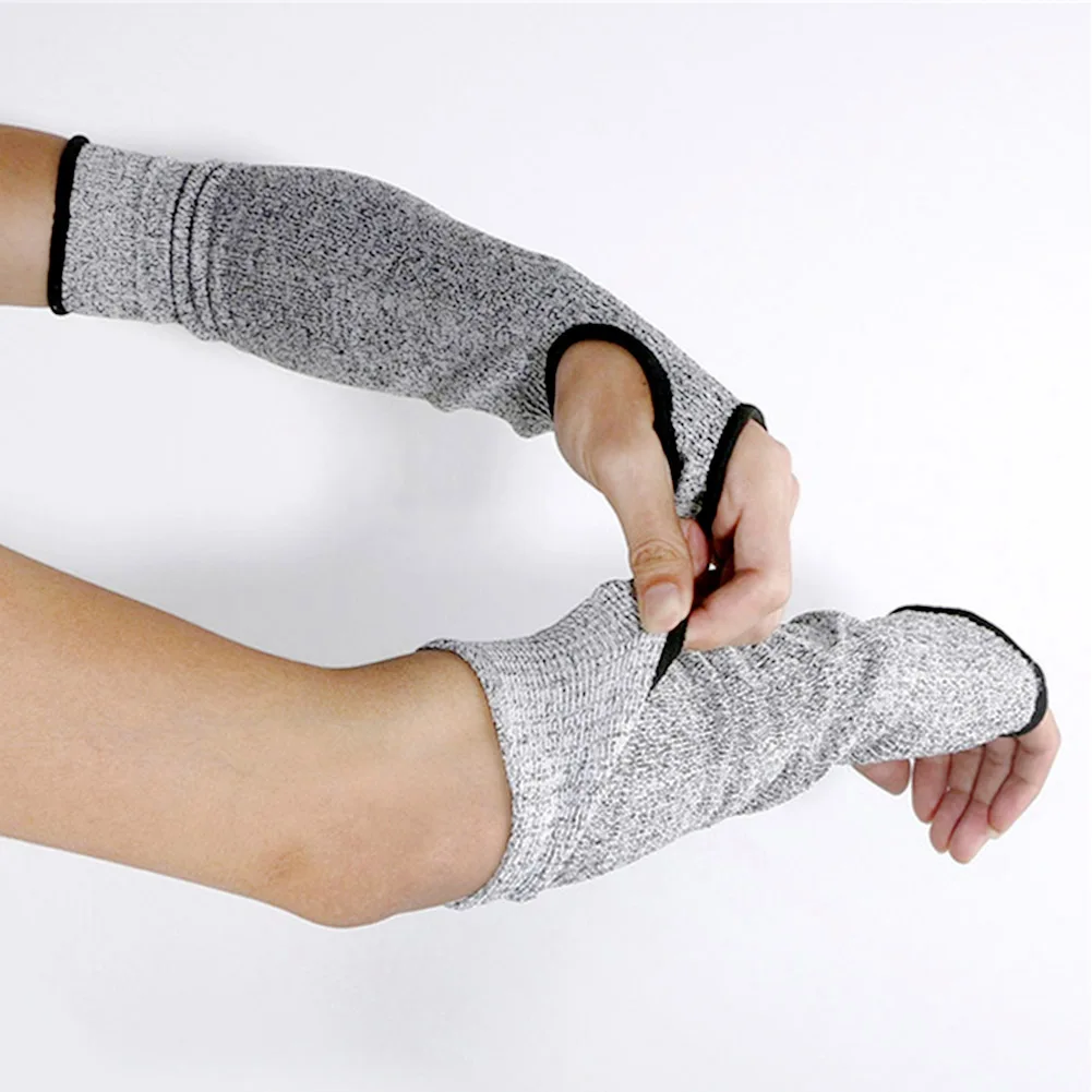 Level 5 HPPE Cut Arm Sleeve Resistant Anti-Puncture Work Protection ...
