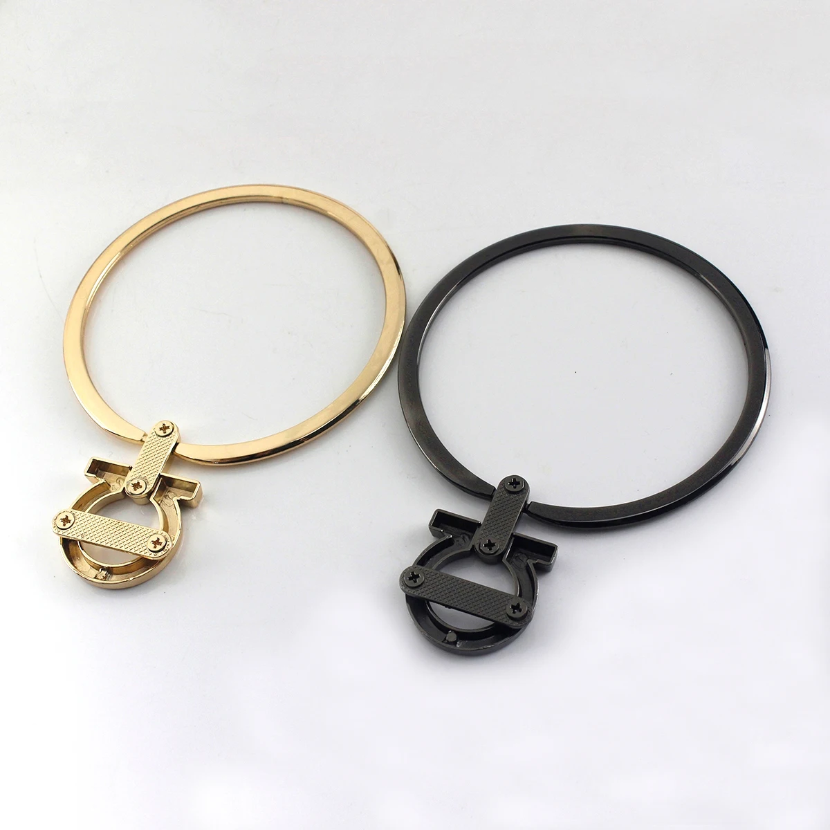 1x-Metal-Solid-O-ring-Bag-Handle-Metal-Strap-Replacement-Handbag ...