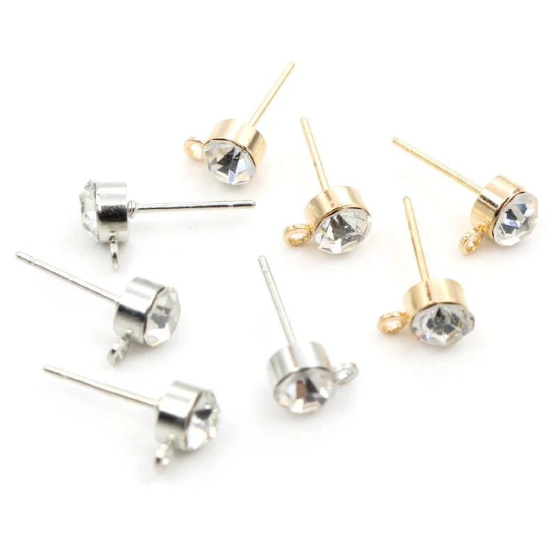 50pcs-4mm-5mm-6mm-Rhinestone-Pin-Stud-Earring-Findings-Basic-Pins ...