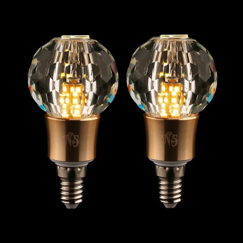 LED Light Bulbs 3000k Energy Efficient E12/27 Honeycomb spherical ...