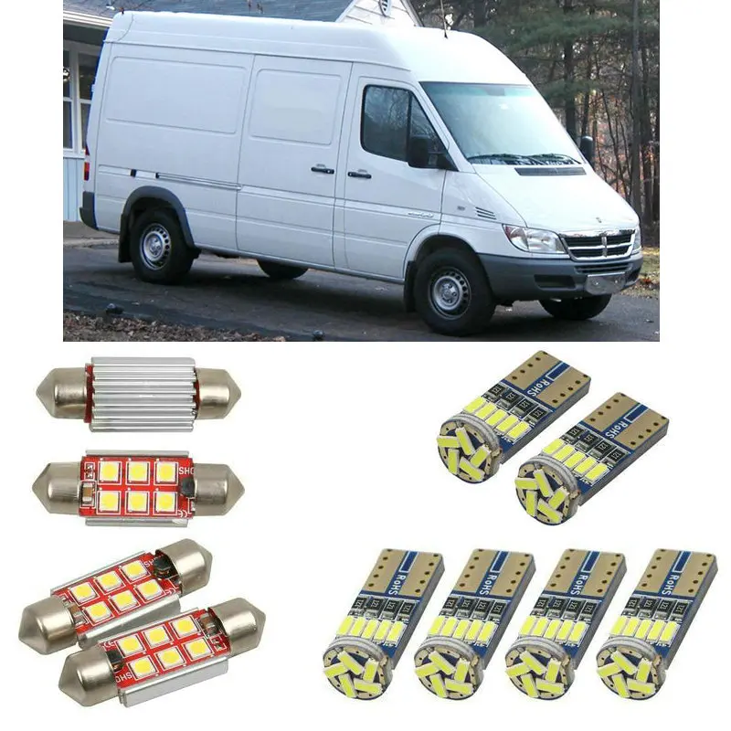 Luces led interiores para coche, luz de matrícula para mercedes ...