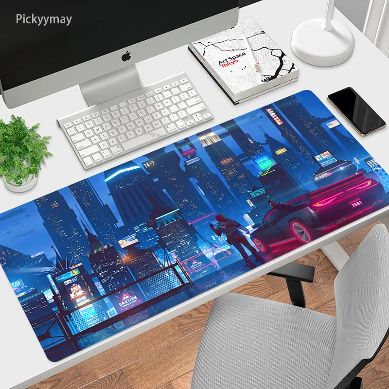 Big-Mouse-Keyboard-Pads-Cyberpunk-Laptop-Gamer-Rubber-Overlock-Large ...