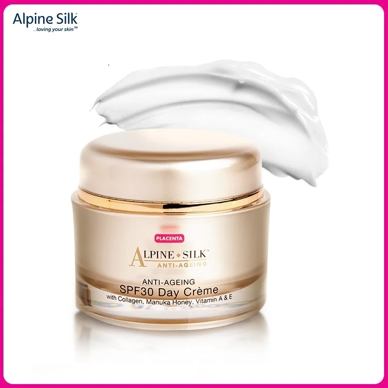 NewZealand Alpine Silk Sheep Placenta Collagen Face Day Cream SPF30 ...