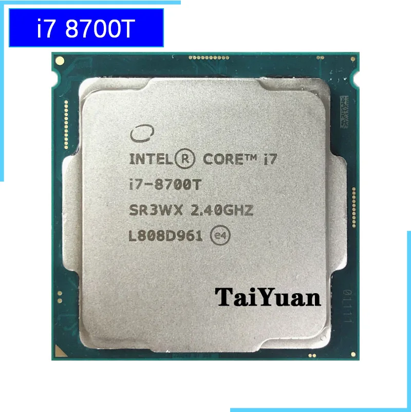 Intel Processador Intel Core I7 8700t, Processador Cpu Six-core Twelve ...