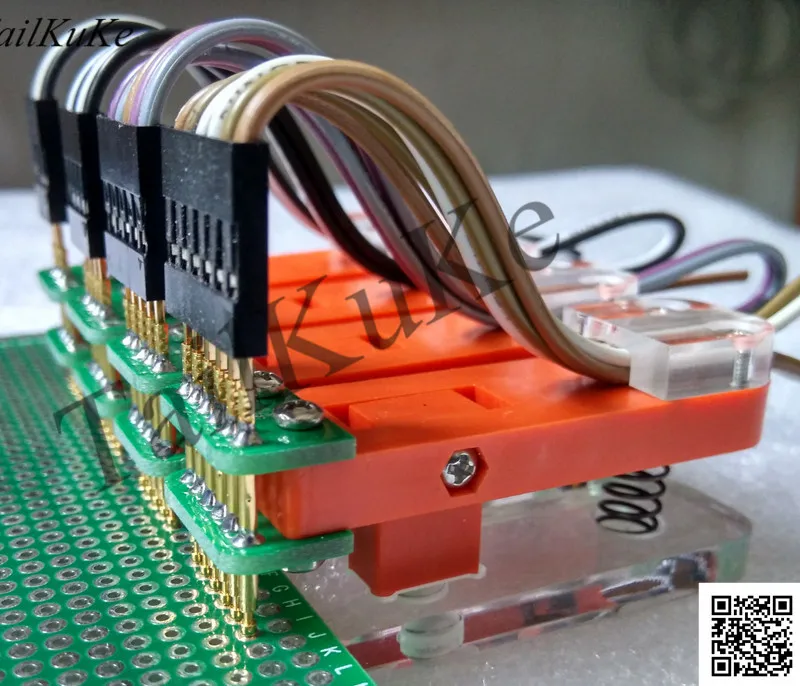 Testing Jig PCB Clamp Fixture Jig Probe Download Program Burn 2.54mm 2 ...