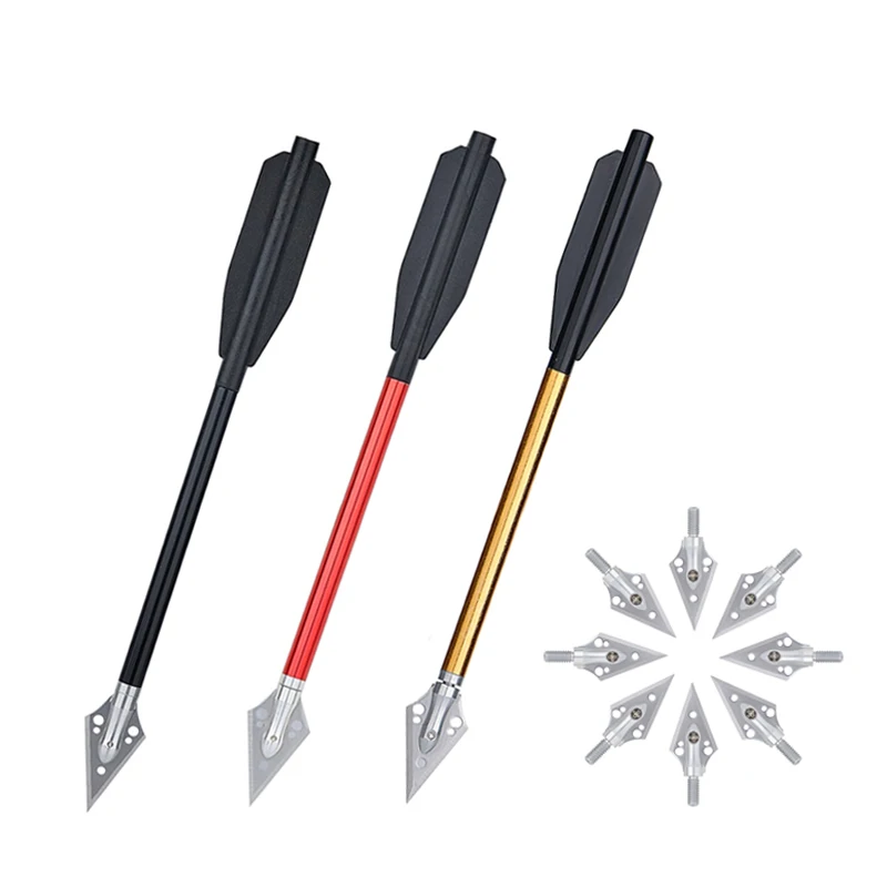 6.7inch Crossbow Arrow Outdoor Shooting Hunting Arrow Aluminum Tips ...