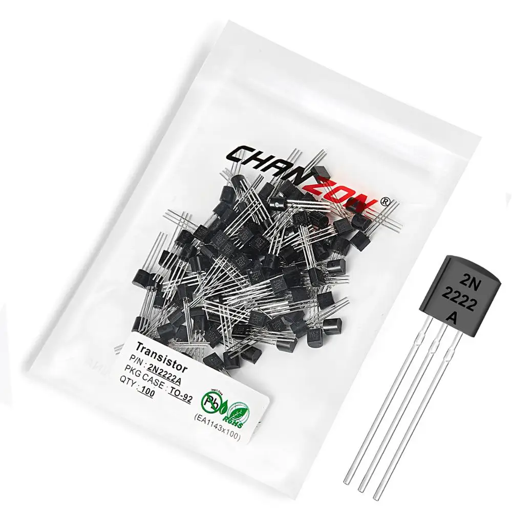 Transistor-de-Uni-n-Bipolar-BJT-tubo-de-triodo-Fets-2N2222-2N-2222A ...