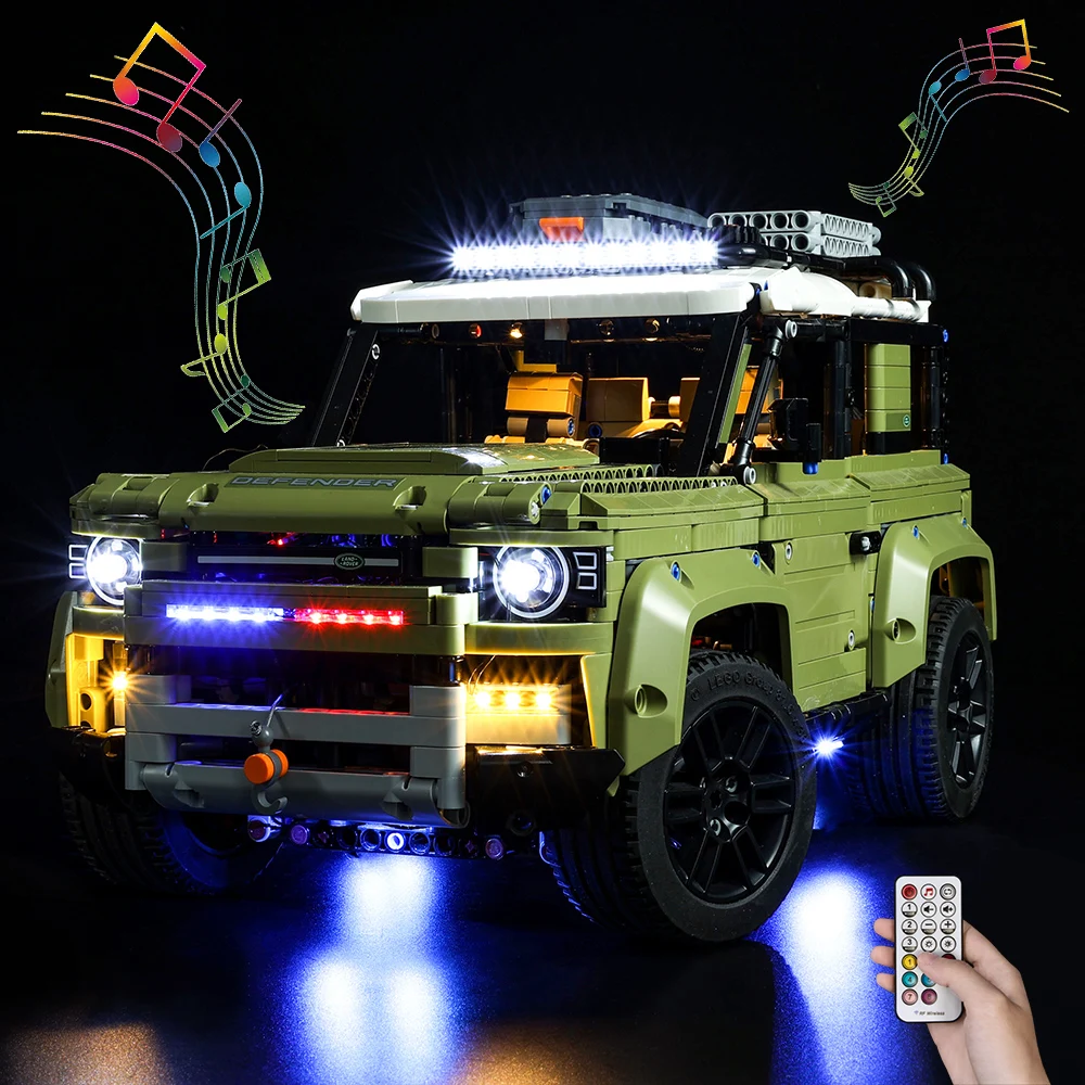 Kyglairng Led Light Kit for LEGO 42110 Technic Series Defender Model ...