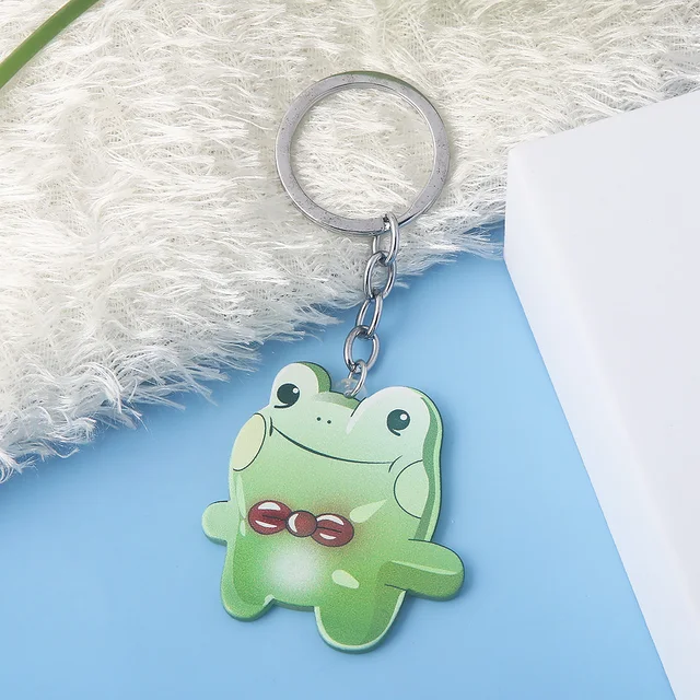 Anime Killing Stalking Yoonbum Frog Keychain Cosplay Acrylic Key Chain ...