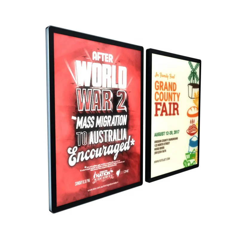 Restaurant Led Display Screen Backlight Frame Backlight Frame ...