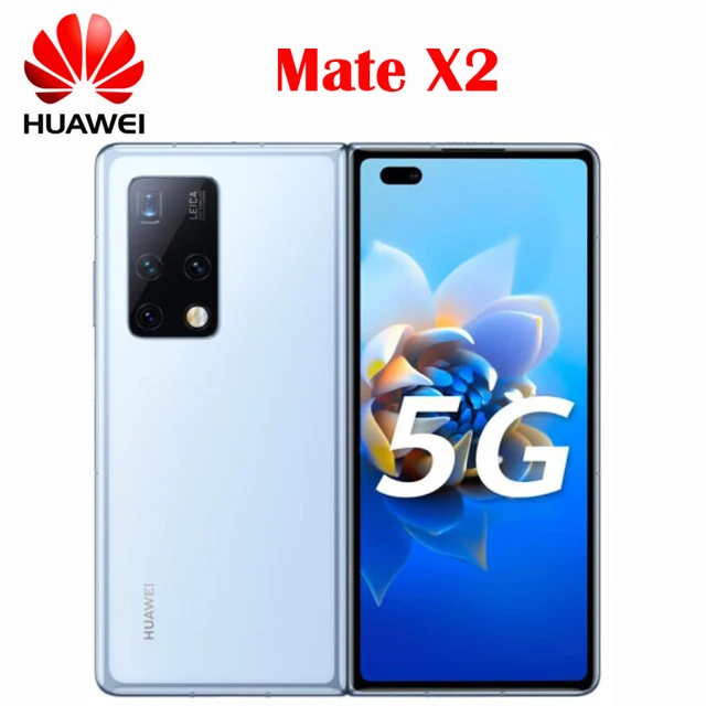 Original New Official Huawei Mate X2 5G Cell Phone Kirin 9000 6.45inch UP To 8.0inch OLED Folded ...