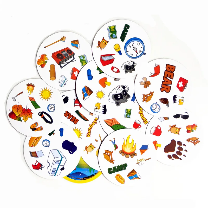 Spot It and Dobble Card Game Table Board Game For Dobbles Kids Spot ...