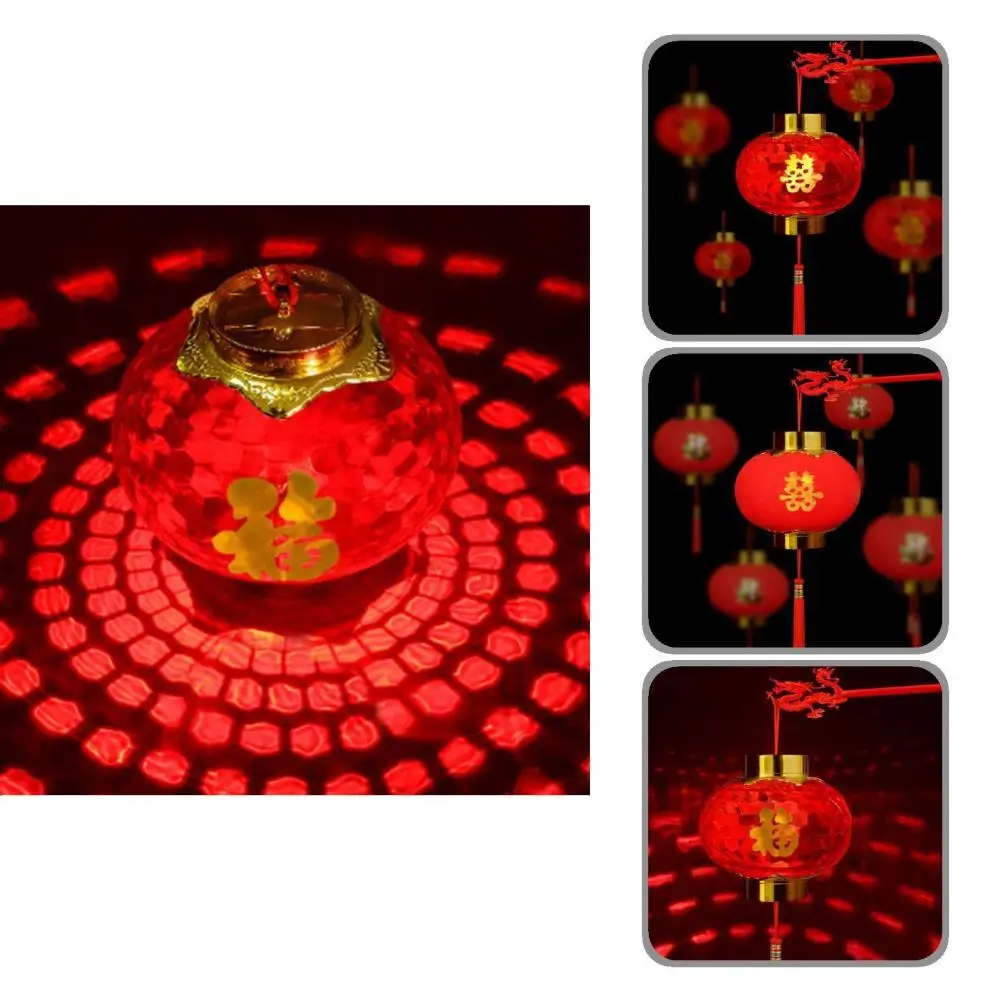 Chinese Red Lantern Dragon Luminous Lantern Various Styles Lightweight ...