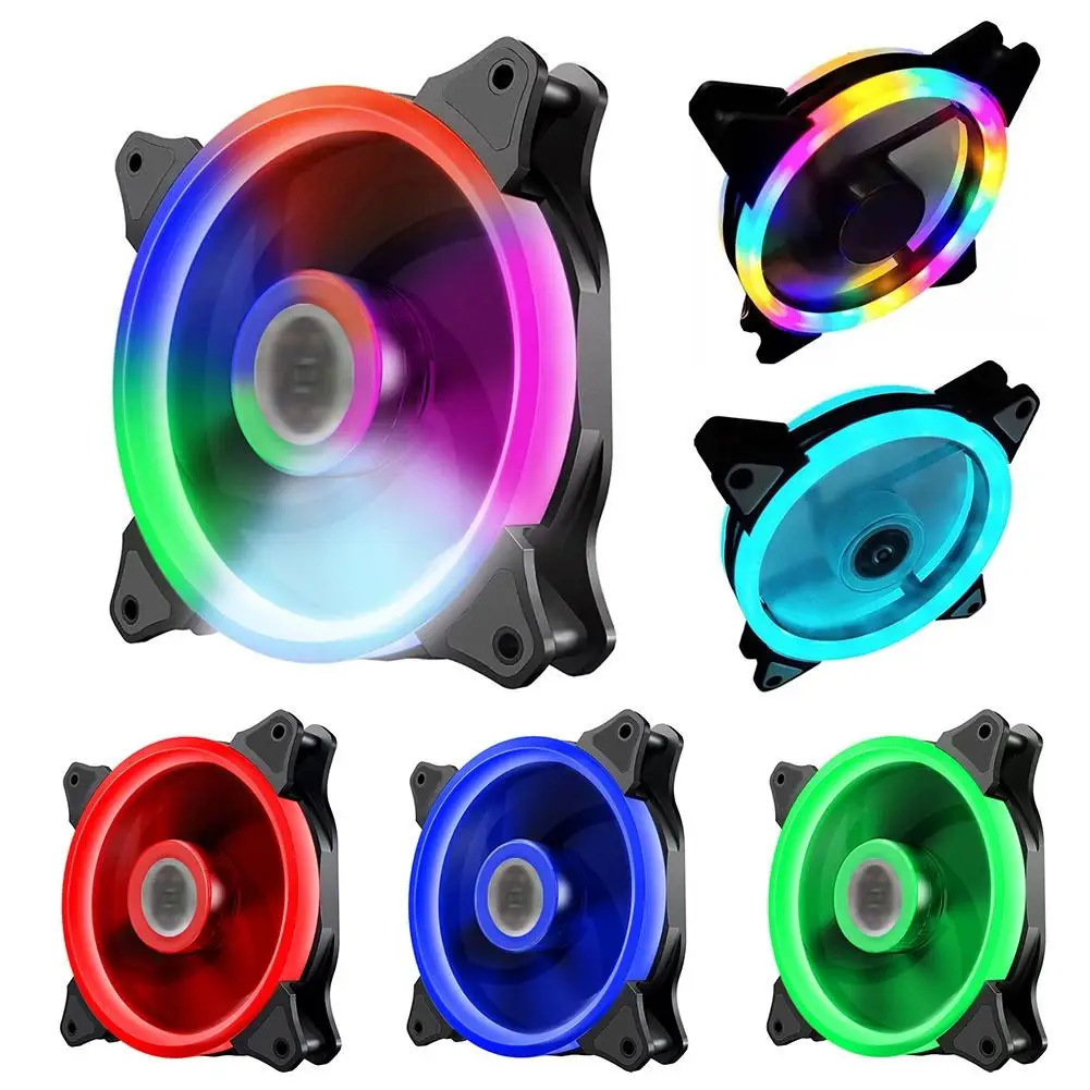 120mm-PC-Computer-16dB-Ultra-Silent-15-LEDs-Case-Fan-Heatsink-Cooler ...