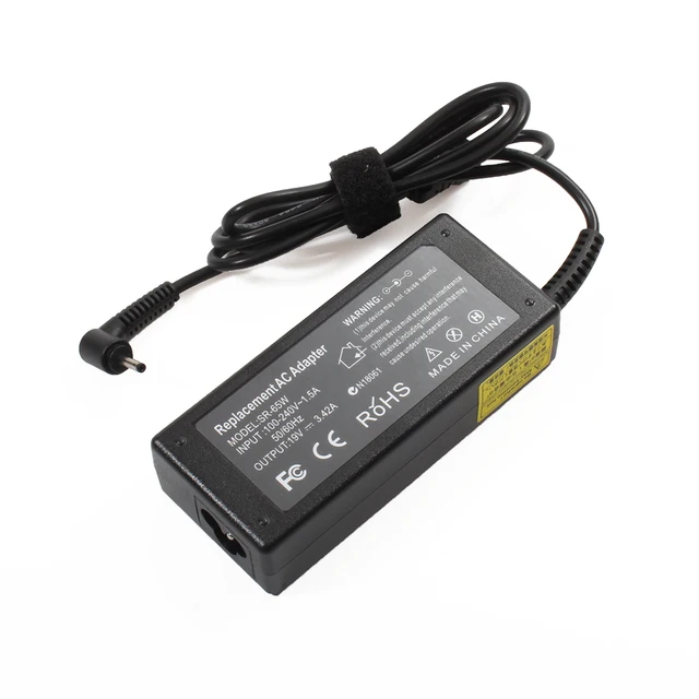 19V 3.42A 65W 3.0*1.1mm Laptop AC Power Adapter Charger For ACER Aspire S3 S5 S7 P3 Iconia C740 ...