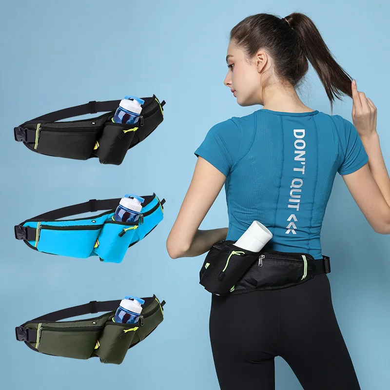 Women-Men-Marathon-Running-Waist-Bag-Hydration-Belt-Reflective-Sport ...
