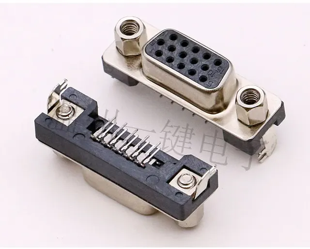 DB15F DB15 Hole Pin Rows Parallel VGA Port Adapter Male, 51% OFF